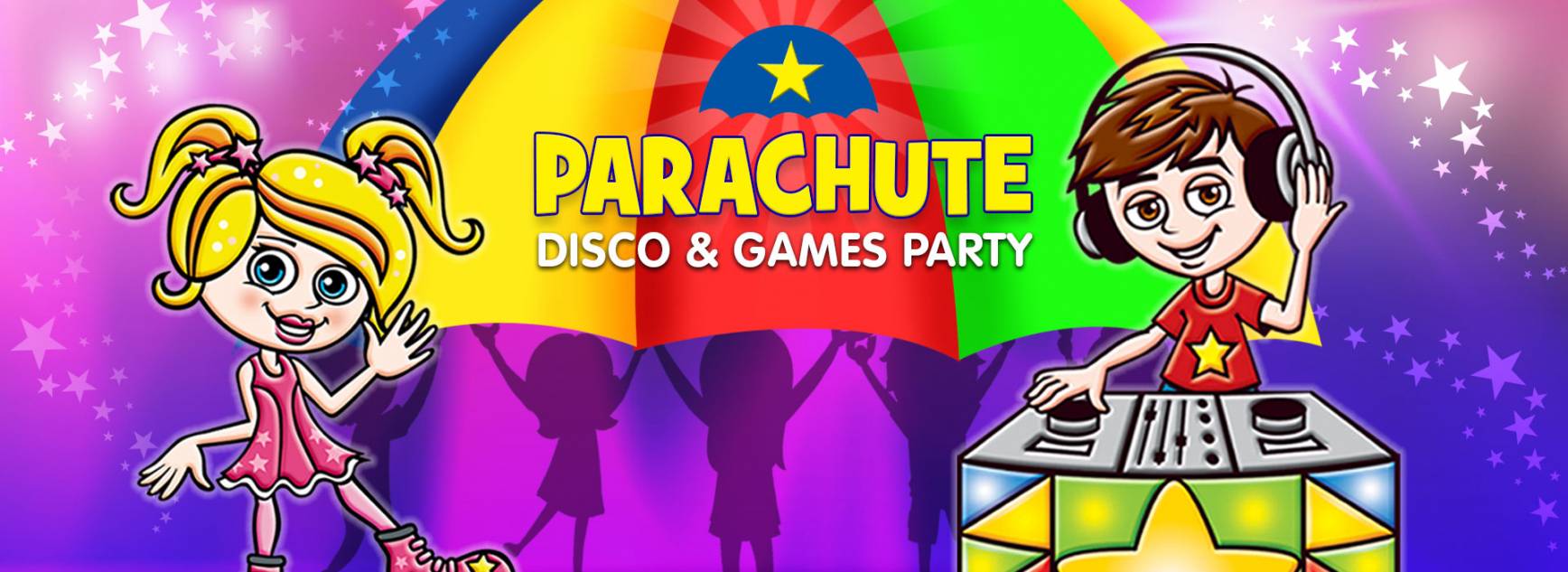 Parachute, Disco & Games Party - Action-Packed Fun! - DNA Kids